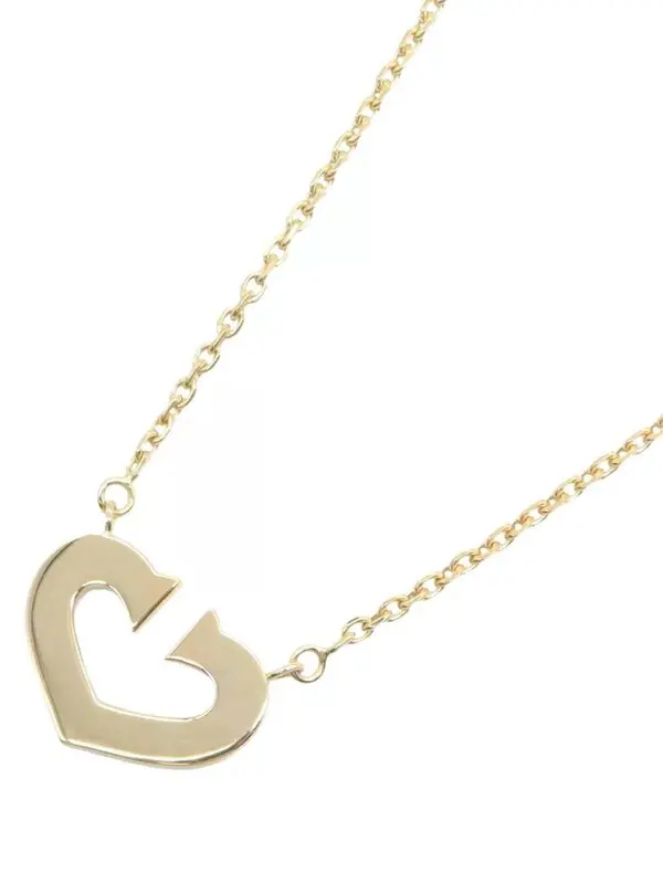 Cartier 2010s C2 Heart Pendant Necklace - Gold
