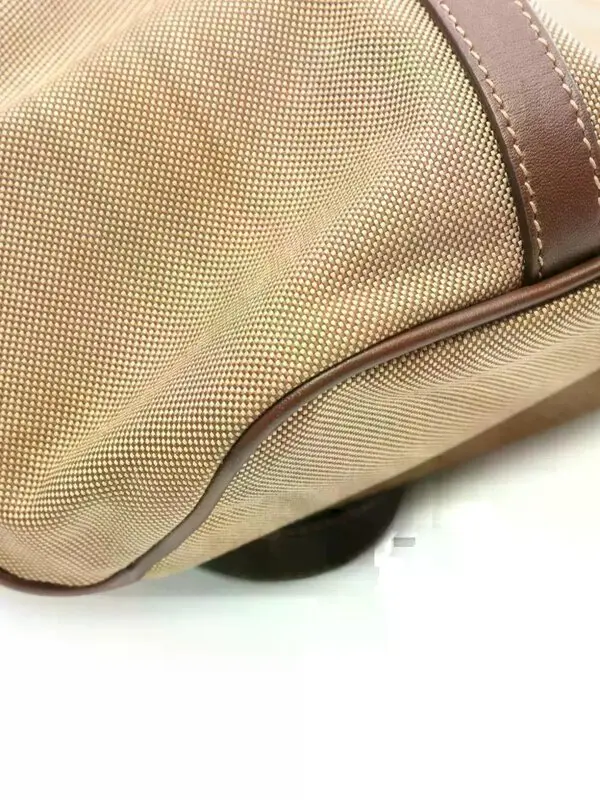 Prada 2010s Logo Jacquard Tote Bag