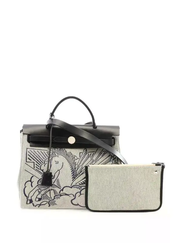 Hermès 2021 Herbag Zip Pm Pegasus Pop Handbag