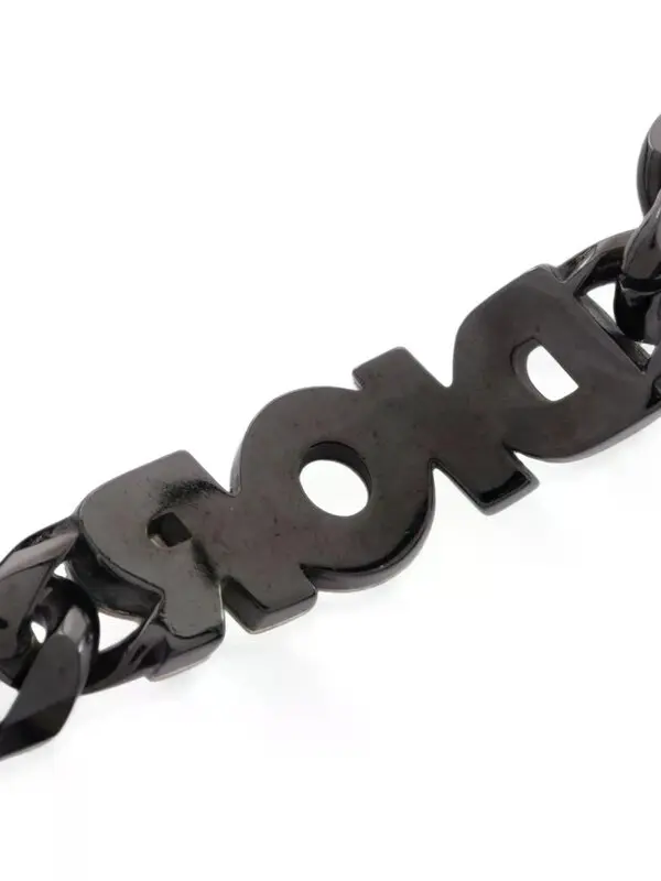 Dior 2010s Italic Curb-chain Bracelet