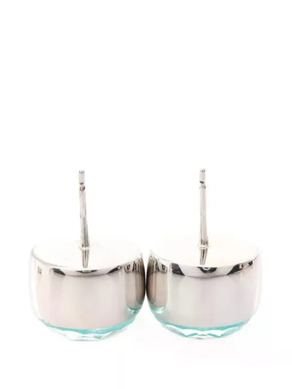 JIL SANDER 2010s Crystal Stud Earrings