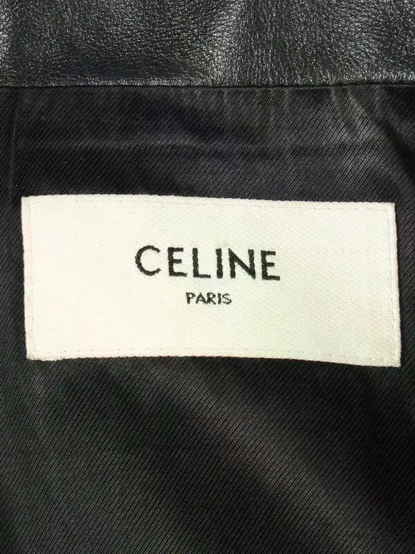 Celine 2010s Biker Leather Jacket