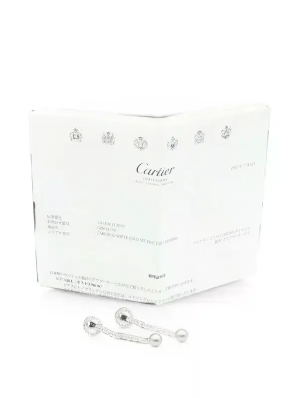 Cartier 2010s Himaria Pearl And Diamond Earrings