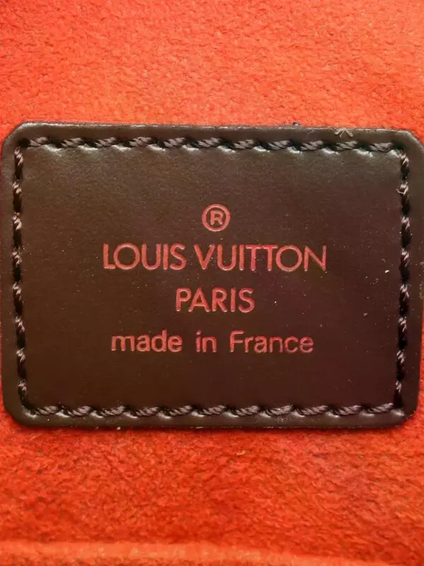 LOUIS VUITTON 2002 Saria Horizontal Damier Check-pattern Tote Bag