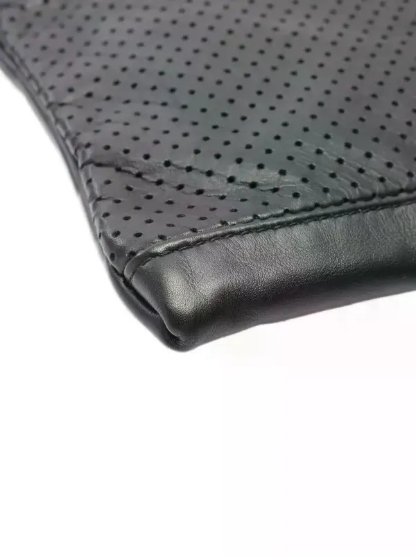 Bottega Veneta 2010s Leggero Perforated Clutch Bag
