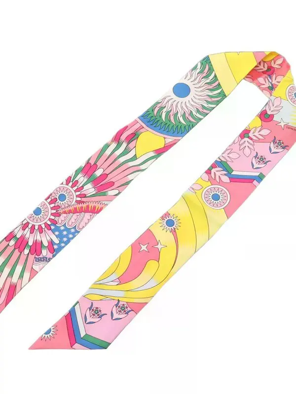 Hermès 2010s La Source De Pegase Ribbon Scarf