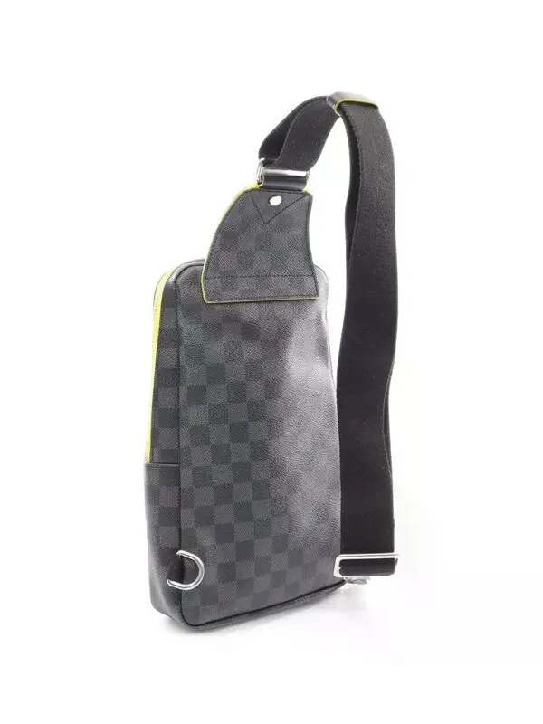 LOUIS VUITTON 2018 Damier Graphite Avenue Patterned Backpack