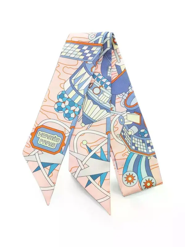 Hermès 2000s Odyssey Twilly Scarf