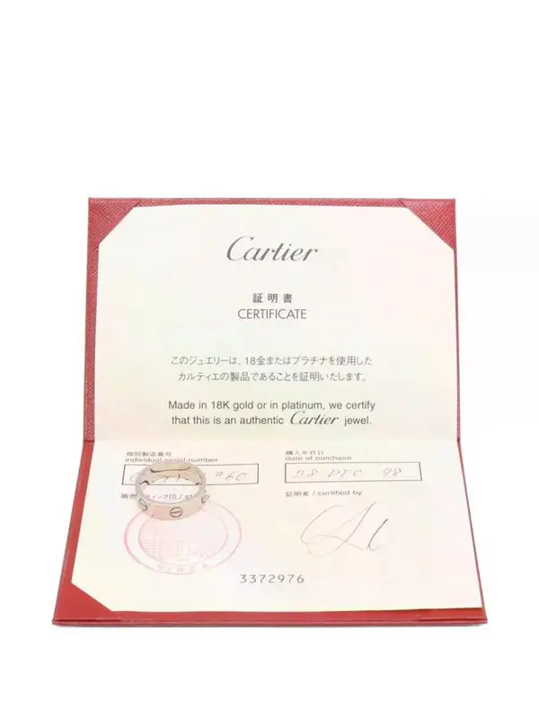 Cartier 2010s Love Ring - Silver