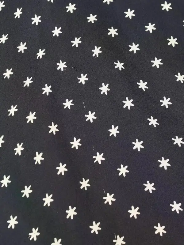 Dior 2010s Star-print Midi Skirt - Blue