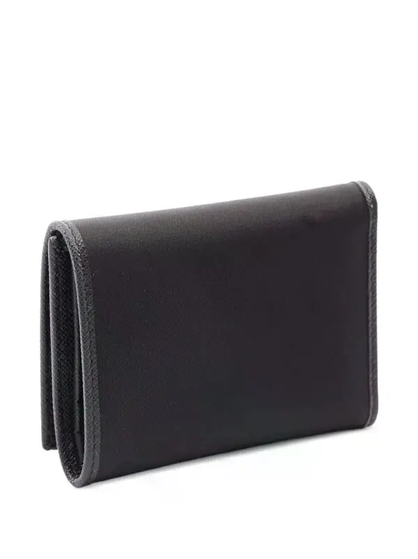 Prada 202s Tessuto Saffiano Trifold Wallet