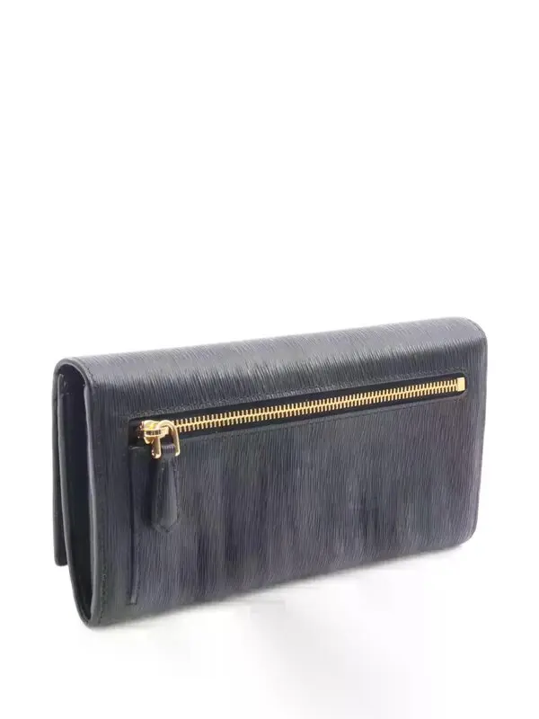 Prada 2010s Vitello Move Bi-fold Wallet