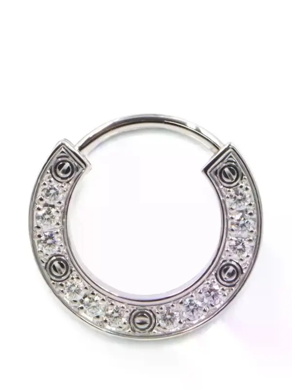 Cartier 2010s Love Pierce Diamond Earrings