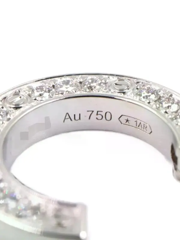 Cartier 2010s Love Pierce Diamond Earrings