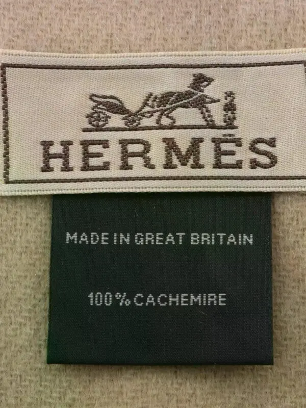 Hermès 2020s Lectoverso Fringed Scarf