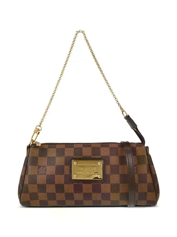 LOUIS VUITTON Eva Damier Tote Bag - Brown