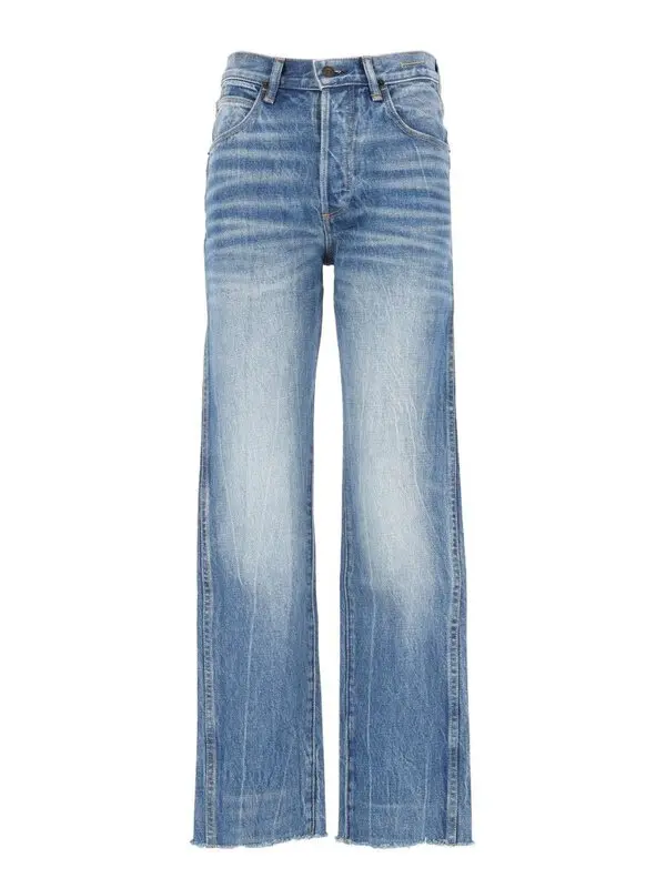 TOM FORD Straight Leg 'melanie' Jeans - Blue