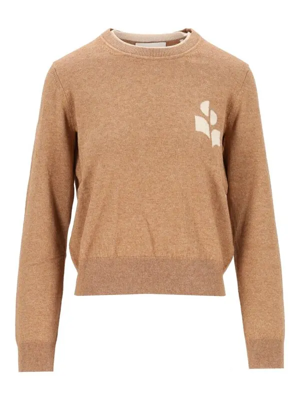 Isabel Marant Étoile Marant Lanta-gz Crewneck Sweater - Cream