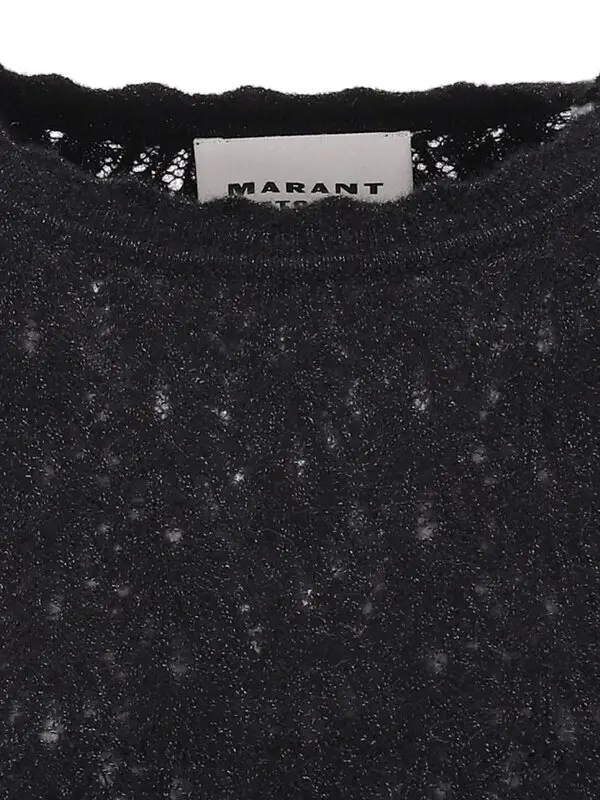 Isabel Marant Étoile Marant Obeline-gb Open-work Crewneck Sweater