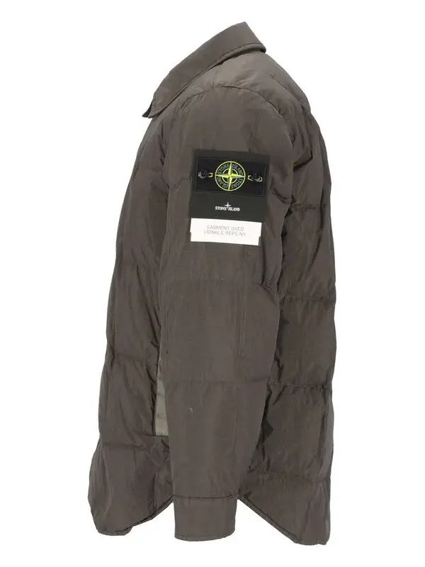 Stone Island Quilted Shirt Down Jacket