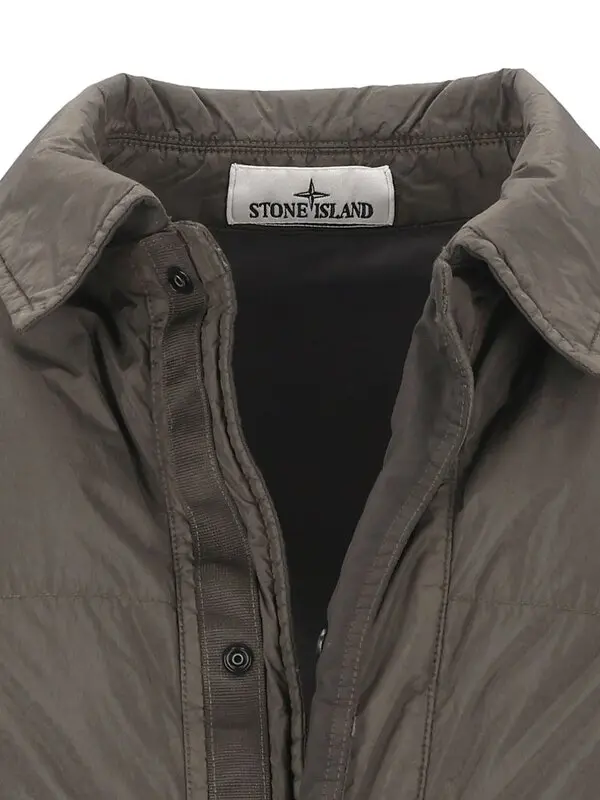 Stone Island Quilted Shirt Down Jacket