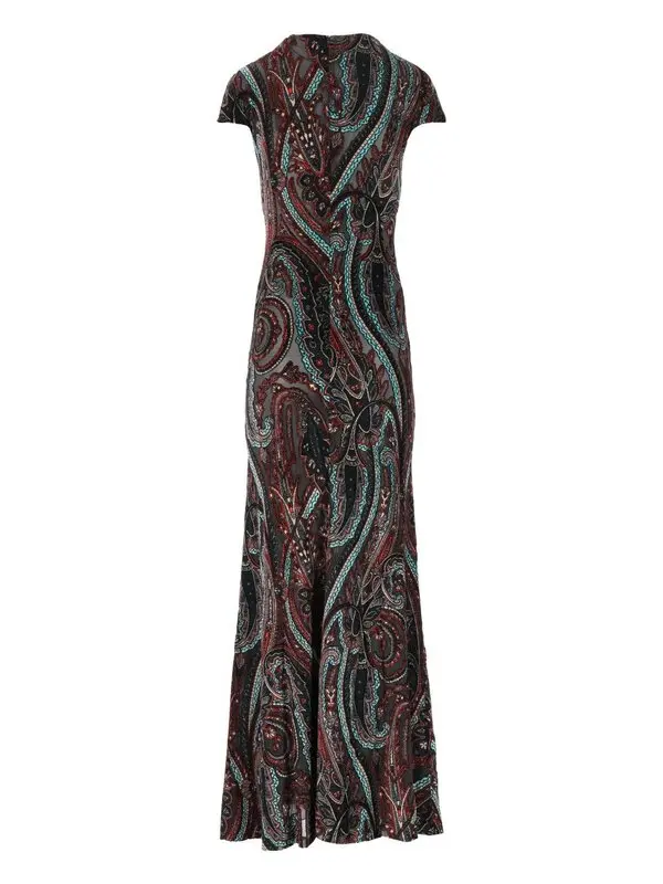 Etro Paisley Long Dress