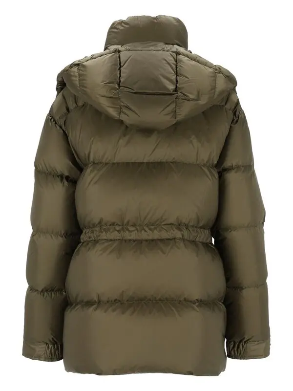 Moncler Sesie Hooded Midi Down Coat
