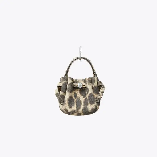 Tory Burch Romy Suede Bucket Bag Charm