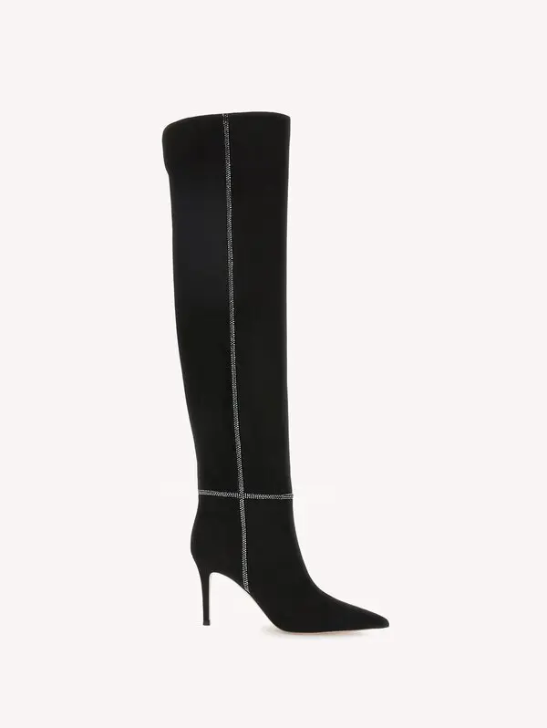 GIANVITO ROSSI Mayfair Crystal Boot