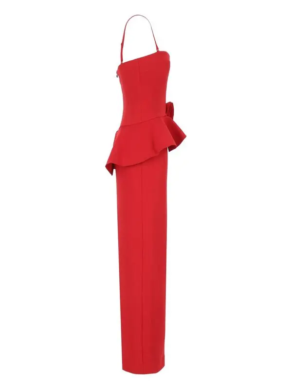 ROTATE BY BIRGER CHRISTENSEN Long Dress With A Flower