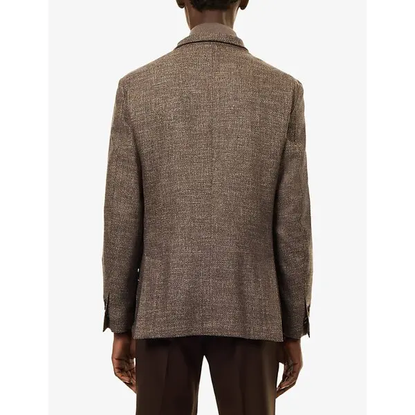 Corneliani Removable-neck Trim Wool Blazer