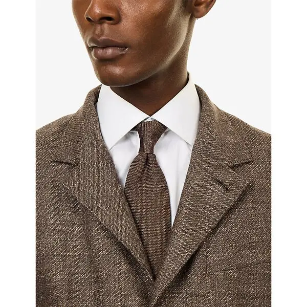 Corneliani Removable-neck Trim Wool Blazer