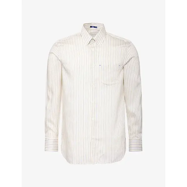 Paul Smith Striped Silk-blend Shirt