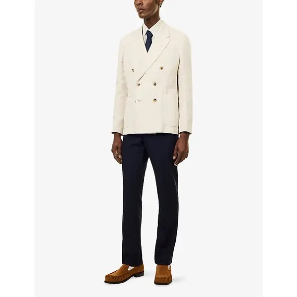 Paul Smith Striped Silk-blend Shirt