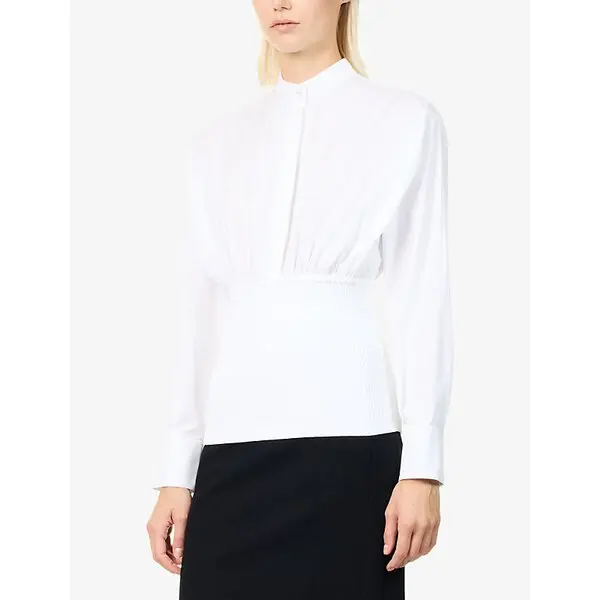 Alaïa Cinched-waist Cotton Shirt