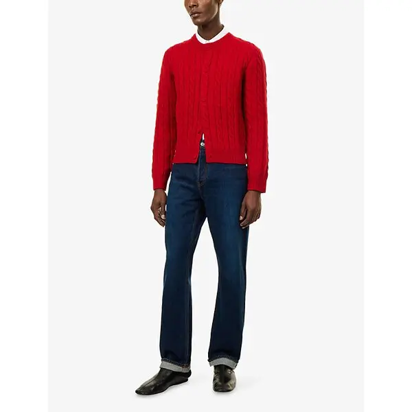 TOTEME Cable-knit Wool Cardigan