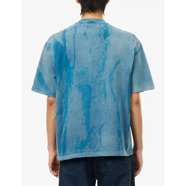 Stone Island Bark Print Cotton T-shirt