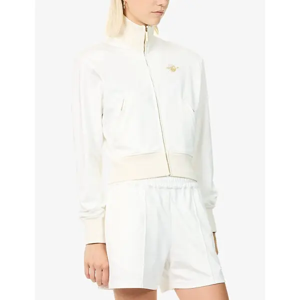 JAY3LLE Cropped Jersey Polo Shirt