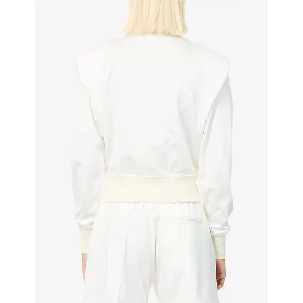 JAY3LLE Cropped Jersey Polo Shirt