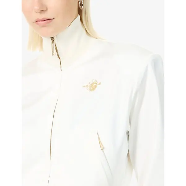 JAY3LLE Cropped Jersey Polo Shirt