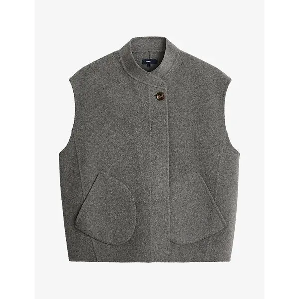 Soeur Adeline Boxy Wool-blend Gilet