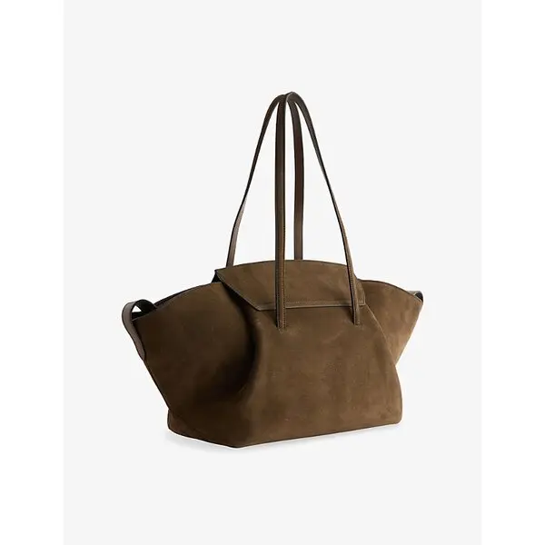 DEMELLIER The Brooklyn Suede Shoulder Bag - Hazel/hazel