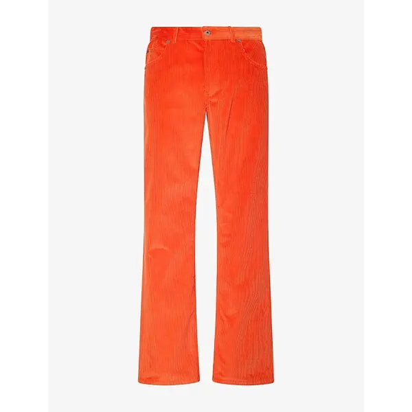 Loewe Straight-leg 5-pocket Cotton-cord Trousers
