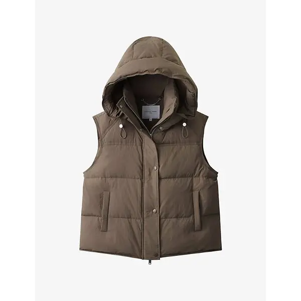 THE WHITE COMPANY Hooded Down-padded Gilet