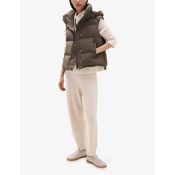THE WHITE COMPANY Hooded Down-padded Gilet