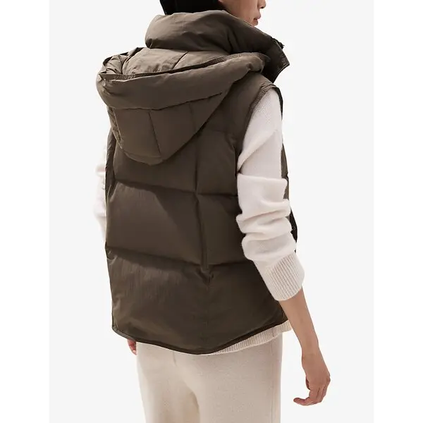THE WHITE COMPANY Hooded Down-padded Gilet