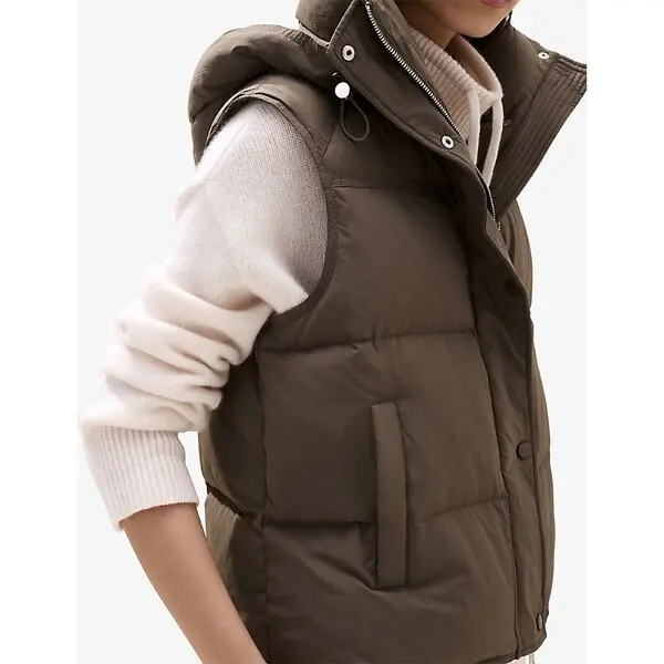 THE WHITE COMPANY Hooded Down-padded Gilet