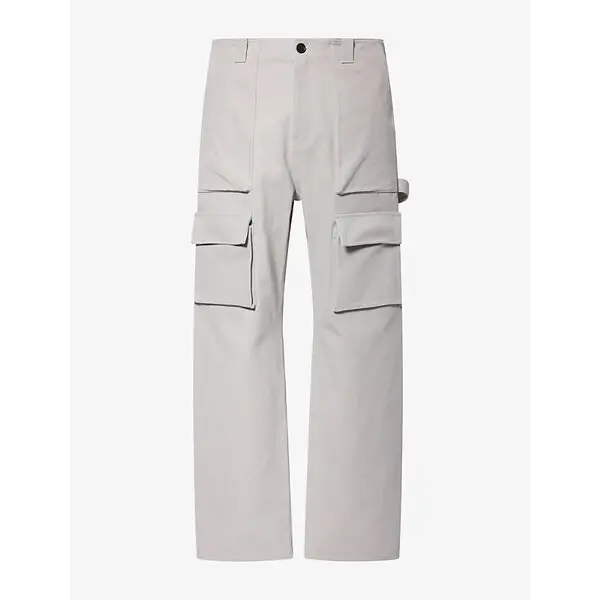 Loewe Front Pocket Cotton Cargo Trousers