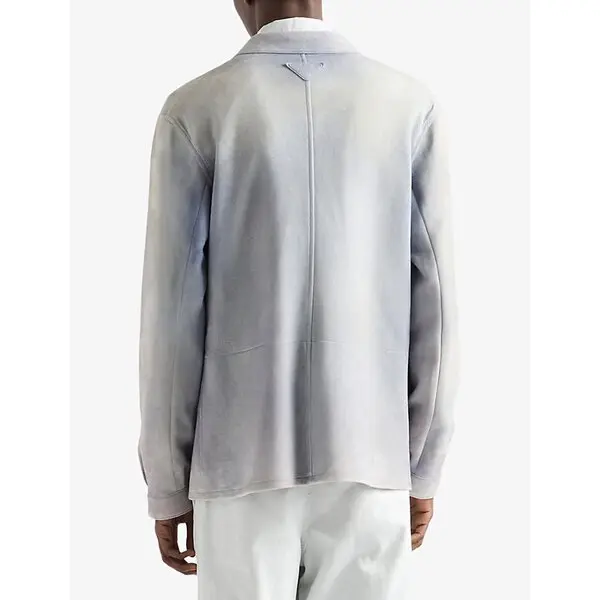 Prada Regular-fit Suede Caban Jacket