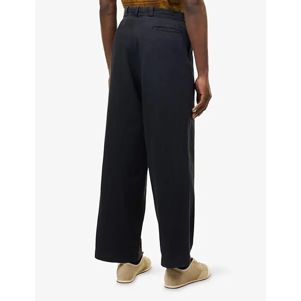 A.PRESSE Vintage Type 4 Cotton Chino Trousers - Black